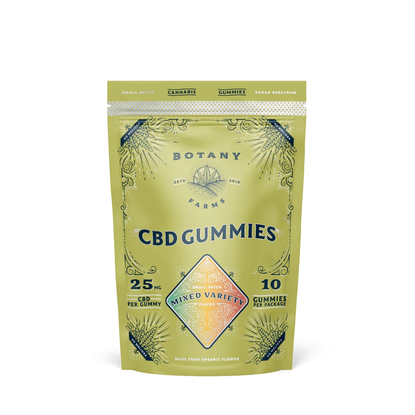 Mixed Flavors CBD Gummies: 10 Pack | Botany Farms