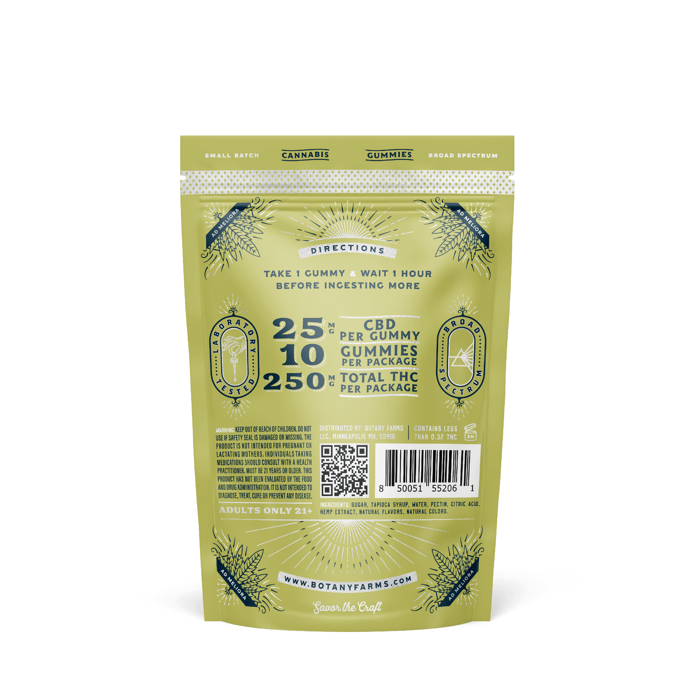 Mixed Flavors CBD Gummies: 10 Pack | Botany Farms