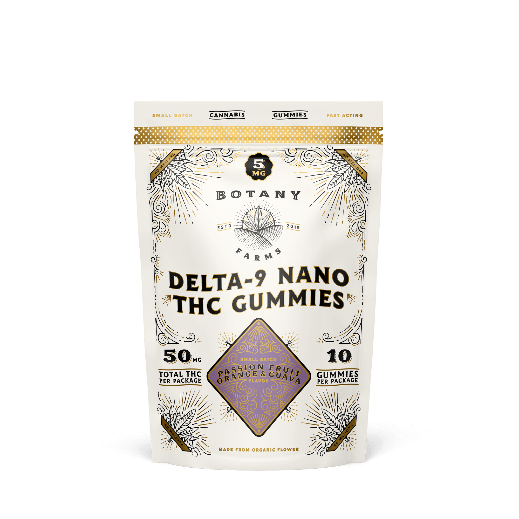 Nano Delta 9 Microdose Gummies | Botany Farms