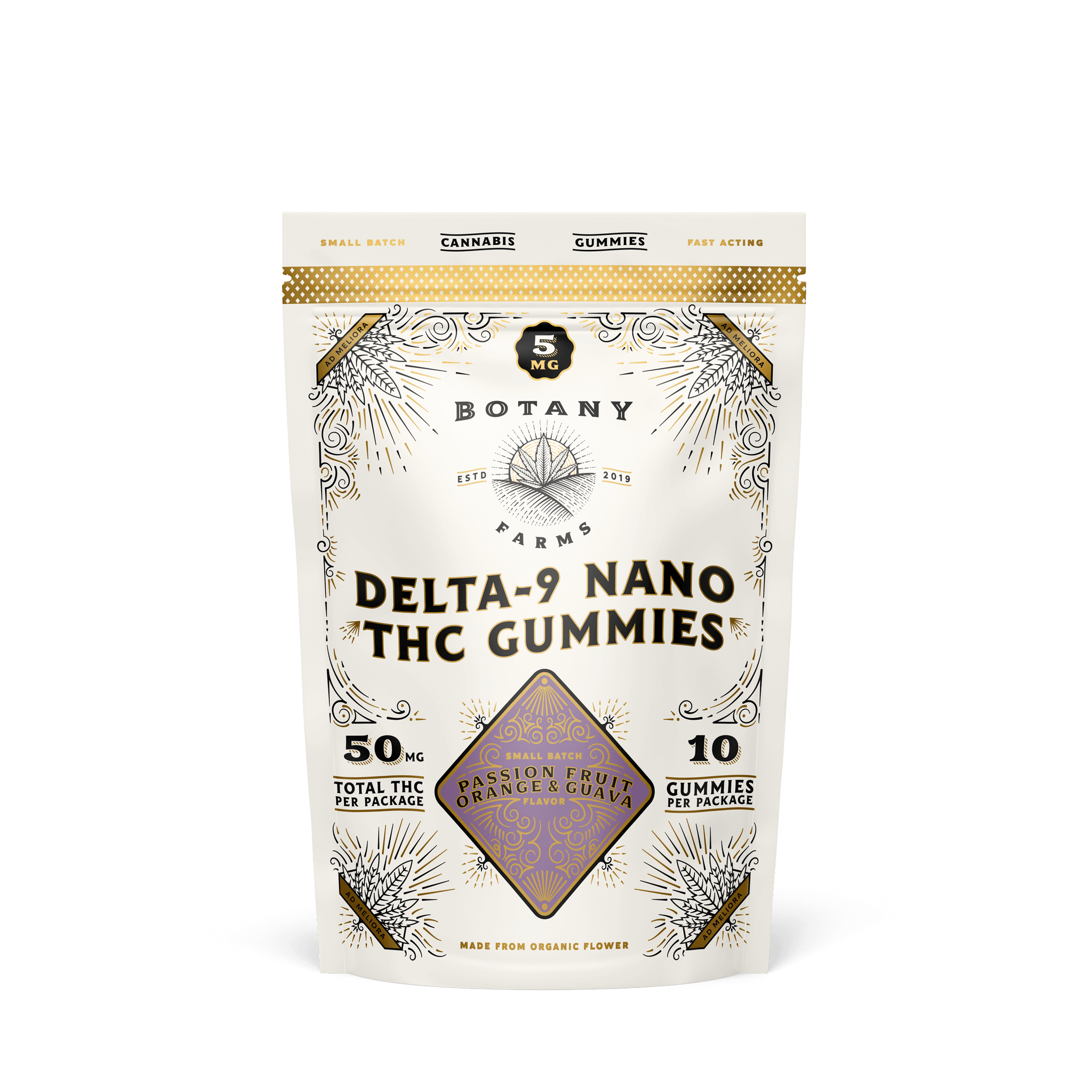 Nano Delta 9 Microdose Gummies | Botany Farms