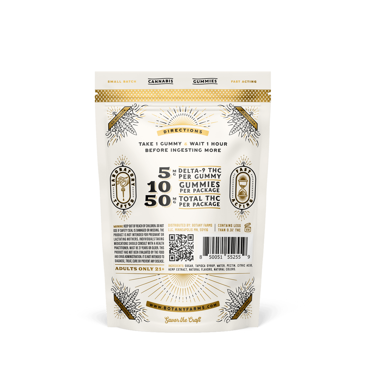 Nano Delta 9 Microdose Gummies | Botany Farms